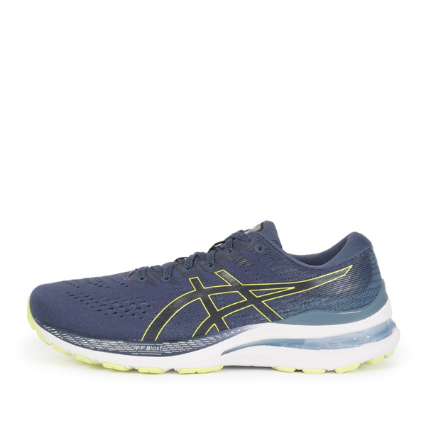 博客來-Asics GEL-Kayano 28 [1011B189-401] 男 慢跑鞋 運動 休閒 支撐 緩衝 包覆 深藍 29.5cm 深藍/螢黃
