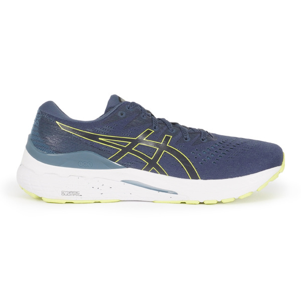 博客來-Asics GEL-Kayano 28 [1011B189-401] 男 慢跑鞋 運動 休閒 支撐 緩衝 包覆 深藍 29.5cm 深藍/螢黃