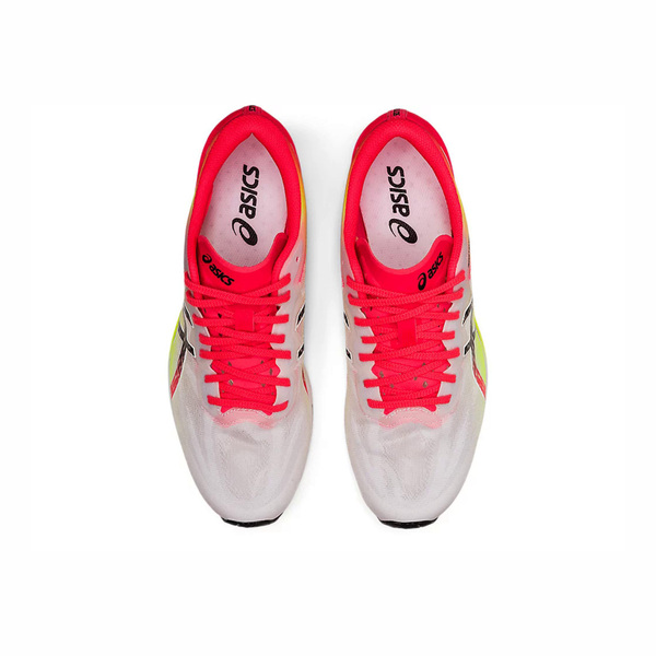 博客來-Asics Sortiemagic RP 6 [1013A098-100] 男 慢跑鞋 路跑 馬拉松 輕量 緩震 螢光粉 25cm 白/紅