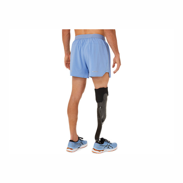博客來-Asics Road 5IN Short [2011A769-405] 男 短褲 五分褲 運動 慢跑 透氣 亞瑟士 水藍