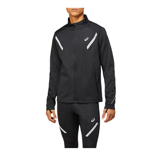 博客來-Asics [2011C107-001] 男 外套 運動 休閒 慢跑 路跑 保暖 立領 反光 防潑水 亞瑟士 黑