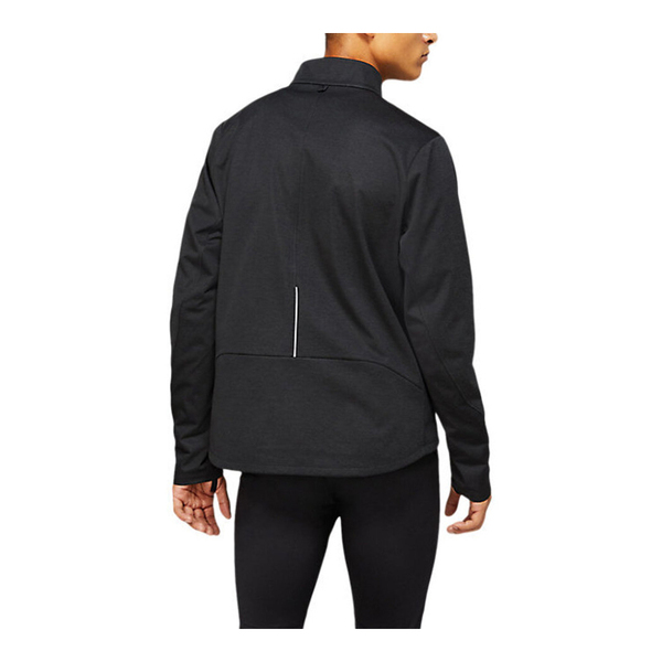 博客來-Asics [2011C107-001] 男 外套 運動 休閒 慢跑 路跑 保暖 立領 反光 防潑水 亞瑟士 黑