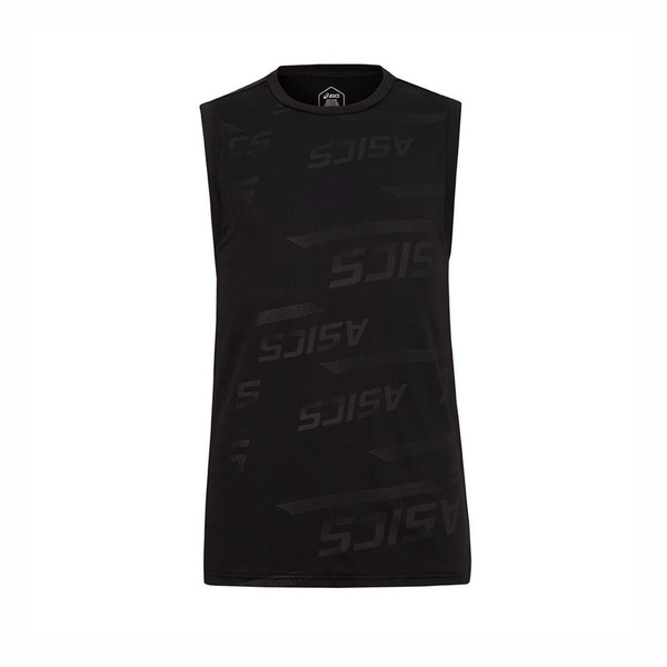 博客來-Asics [2031D141-001] 男 背心 健身 訓練 運動 彈性 透氣 舒適 亞瑟士 黑