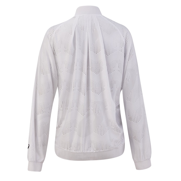 博客來-Asics [2032C089-101] 女 外套 運動 平織 亞洲版型 休閒 舒適 穿搭 亞瑟士 白