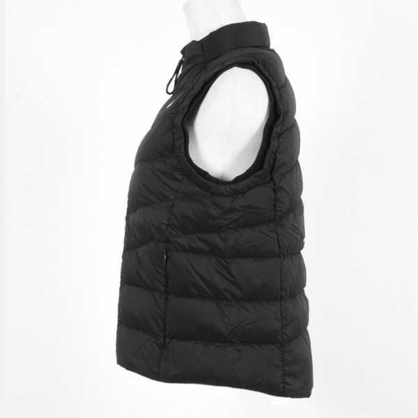 博客來-Asics [2032C317-001] 女 羽絨背心 立領 運動 休閒 輕量 防風 保暖 舒適 穿搭 亞瑟士 黑 M 黑