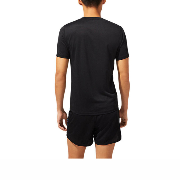 博客來-Asics [2091A387-001] 男 短袖 上衣 T恤 變溫 吸濕 排汗 透氣 運動 休閒 亞瑟士 黑