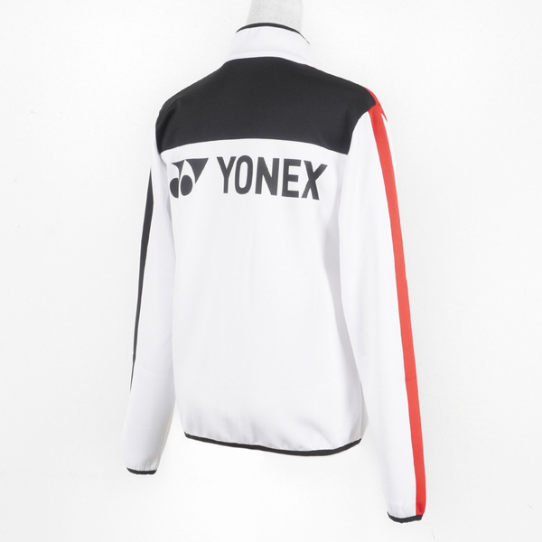 博客來-Yonex [27021TR011] 女 外套 運動 網球 羽球 訓練 立領 吸濕 排汗 輕量 舒適 穿搭 白黑紅 2XL 白/黑