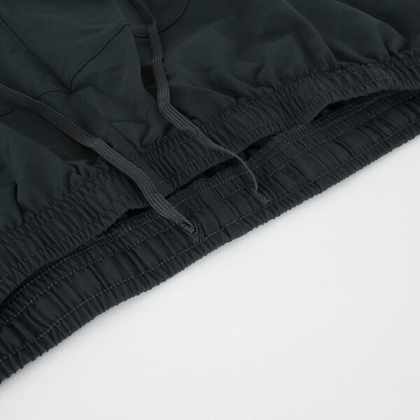 博客來-Mizuno [32TB8A0108] 男 平織短褲 五分褲 運動 慢跑 路跑 彈性 舒適 透氣 美津濃 深灰 3XL 灰/白