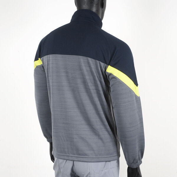 博客來-Mizuno 美津濃 [32TC103414] 男 外套 針織 運動 吸汗 速乾 抗紫外線 藍灰 M 藍/灰