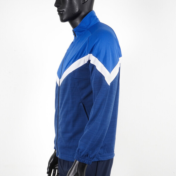 博客來-Mizuno 美津濃 [32TC103422] 男 外套 針織 運動 吸汗 速乾 抗紫外線 藍白 L 藍/白