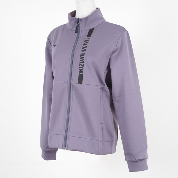 博客來-Mizuno [32TC173167] 女 外套 運動 休閒 登山 健走 彈性 立領 抗紫外線 粉紫 S 紫