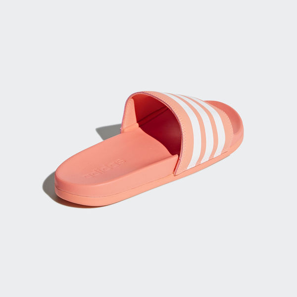 博客來-Adidas Adilette Comfort [B43528] 女 涼鞋 拖鞋 運動 休閒 時尚 經典 橘白 愛迪達
