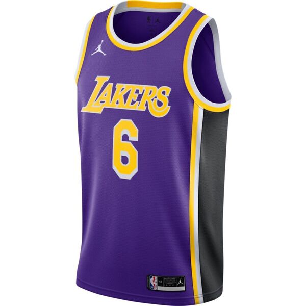 博客來-Nike Los Angeles Lakers [CV9481-513] 男 籃球背心 球衣 詹皇 洛杉磯湖人 紫黃