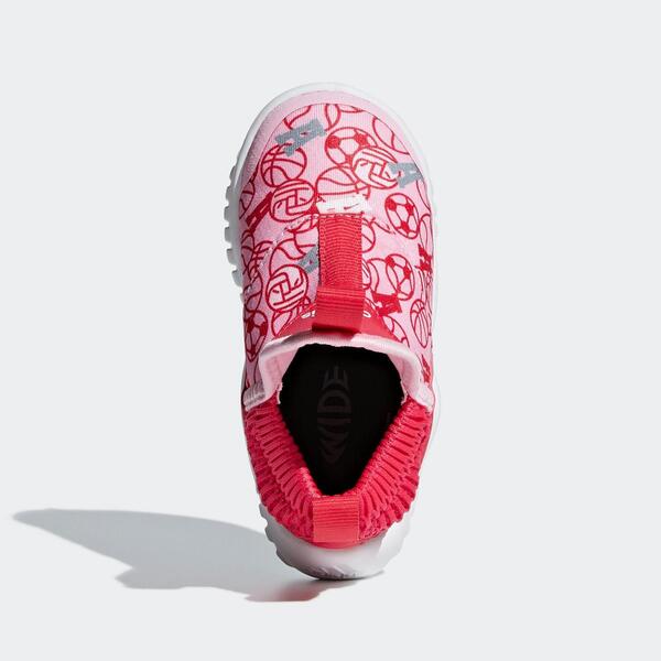 博客來-ADIDAS RapidaZen I [D96841] 小童鞋 運動 輕量 保護 舒適 透氣 套入式 愛迪達 粉紅