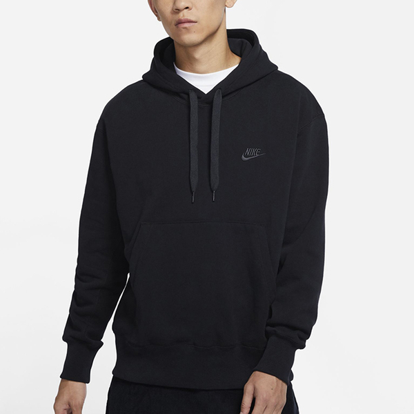 博客來-Nike M NSW PO SB Hoodie Classic [DA0024-010] 男 連帽上衣 帽T 休閒 黑