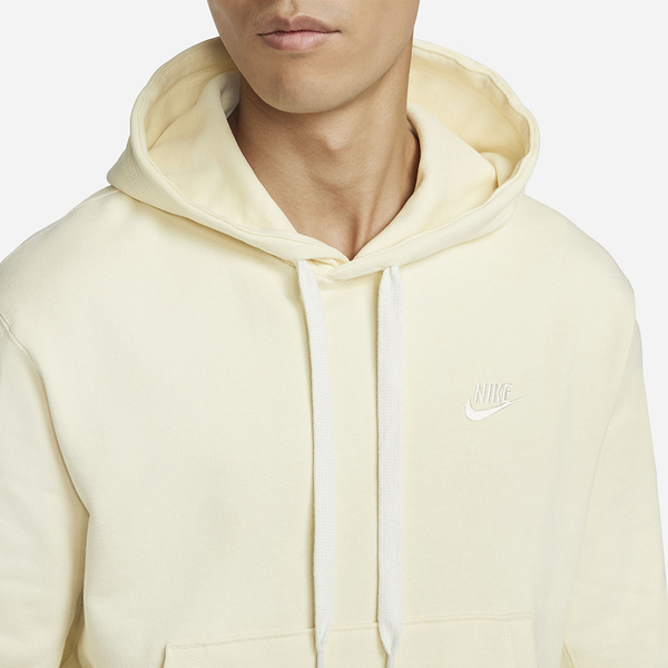博客來-Nike M NSW PO SB Hoodie Classic [DA0024-113] 男 連帽上衣 帽T 休閒 淺黃