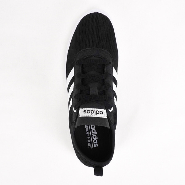 博客來-Adidas QT VULC 2.0 W [DB1386] 女鞋 運動 休閒 慢跑 簡約 透氣 帆布 穿搭 愛迪達 粉白 24.5cm 黑/白