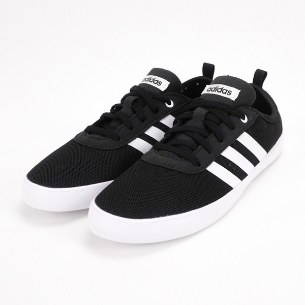博客來-Adidas QT VULC 2.0 W [DB1386] 女鞋 運動 休閒 慢跑 簡約 透氣 帆布 穿搭 愛迪達 粉白 24.5cm 黑/白