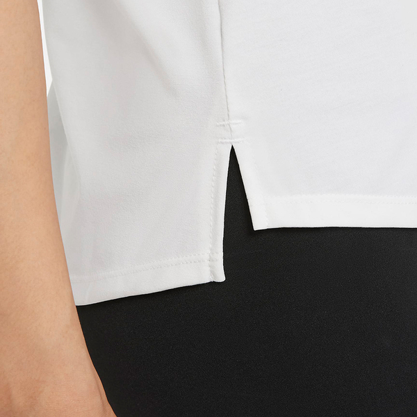 博客來-Nike Dri-FIT One Luxe [DD0619-100] 女 短袖上衣 運動 訓練 瑜珈 柔軟 反光 白