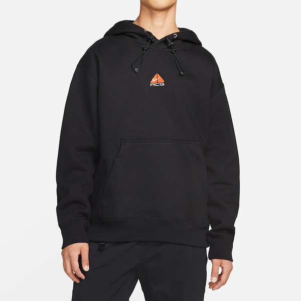 博客來-Nike ACG Therma-FIT [DH3088-010] 男 連帽上衣 厚磅 帽T 刷毛 保暖 刺繡 舒適 黑白