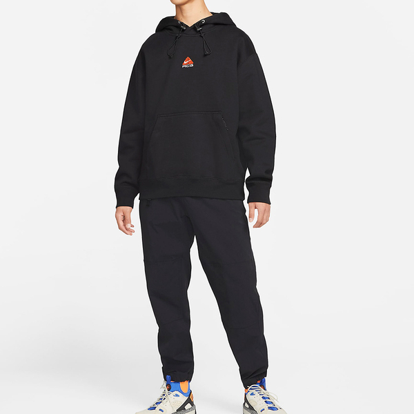 博客來-Nike ACG Therma-FIT [DH3088-010] 男 連帽上衣 厚磅 帽T 刷毛 保暖 刺繡 舒適 黑白