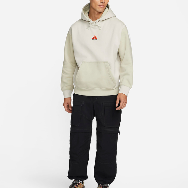 博客來-Nike ACG Therma-FIT [DH3088-072] 男 連帽上衣 厚磅 帽T 刷毛 保暖 刺繡 舒適 灰