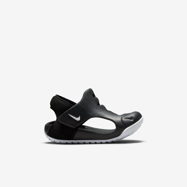 博客來-Nike Sunray Protect 3 TD [DH9465-001] 小童 涼鞋 休閒 運動 魔鬼氈 輕量 黑白