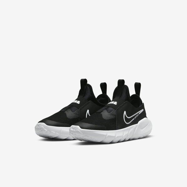 博客來-Nike Flex Runner 2 PSV [DJ6040-002] 中童 慢跑鞋 運動 休閒 襪套 輕量 舒適 黑白