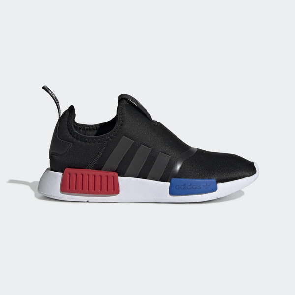 博客來-ADIDAS NMD 360 C [EE6352] 中童鞋 運動 輕量 保護 舒適 透氣 魔鬼氈 親子款 愛迪達 黑紅藍 20 黑/紅