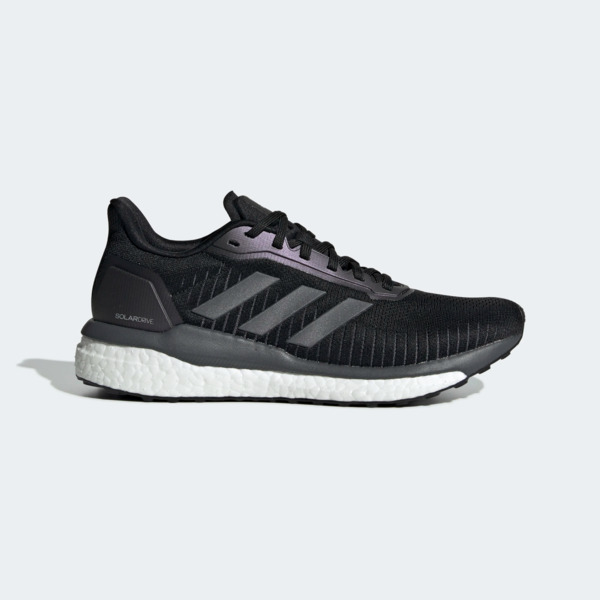 博客來-Adidas Solar Drive 19 W [EF1419] 女鞋 慢跑 運動 緩震 透氣 健身 情侶 愛迪達 黑灰