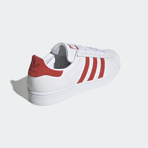博客來-Adidas Originals Superstar [EF9237] 男鞋 運動 休閒 經典 百搭 必備 愛迪達 白紅