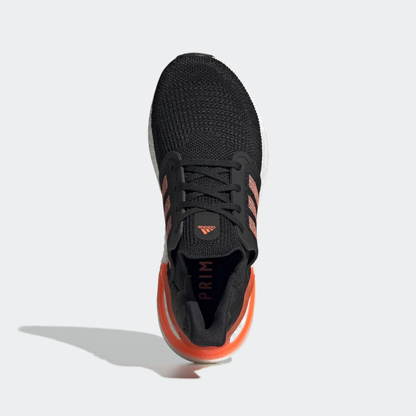 博客來-Adidas Ultraboost 20 W [EG0717] 女鞋 運動 慢跑 休閒 緩震 情侶 穿搭 愛迪達 黑橘 24cm 黑/橘