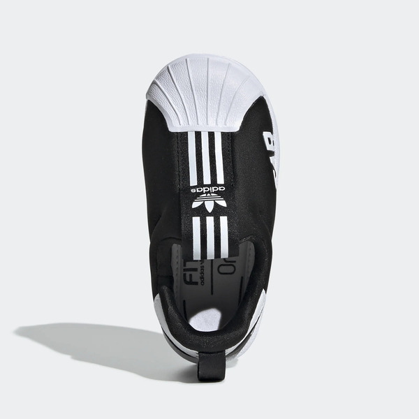 博客來-ADIDAS SUPERSTAR 360 X I [EG3408] 小童鞋 運動 休閒 慢跑 舒適 穿搭 愛迪達 黑白 13.5 黑/白