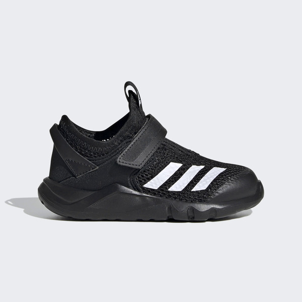 博客來-Adidas Activeflex S.rdy Ac I [FV3309] 小童鞋 運動休閒 輕量 旋鈕式 舒適保護 黑 13.5 黑/白