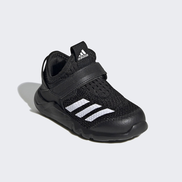 博客來-Adidas Activeflex S.rdy Ac I [FV3309] 小童鞋 運動休閒 輕量 旋鈕式 舒適保護 黑 13.5 黑/白