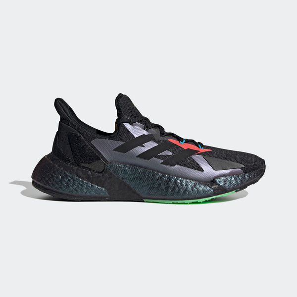 博客來-Adidas X9000l4 [FW4910] 男女鞋 運動 休閒 慢跑 透氣 路跑 靈活 支撐 抓地力 愛迪達 黑 紫 28.5cm 黑/灰