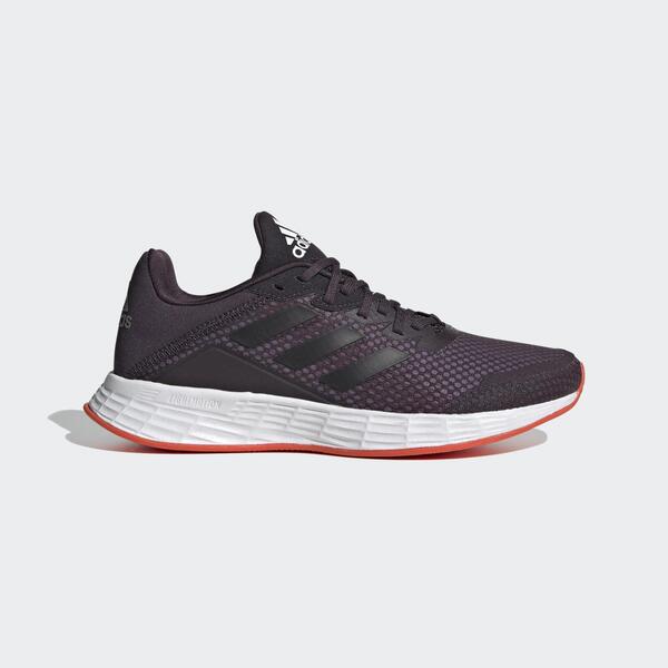博客來-Adidas Duramo Sl [FW7403] 女鞋 運動 休閒 跑步 訓練 輕量 透氣 避震 回彈 愛迪達 深紫 23.5cm 紫/黑
