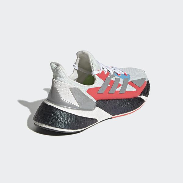 博客來-Adidas X9000l4 W [FW8406] 女鞋 運動 休閒 慢跑 透氣 靈活 支撐 抓地力 穿搭 愛迪達 米紅