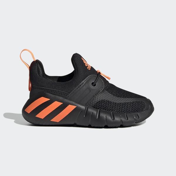 博客來-Adidas Rapidazen I [FX2699] 小童鞋 運動 輕量 保護 舒適 透氣 套入式 穿搭 愛迪達 黑橘 14.5 黑/橘