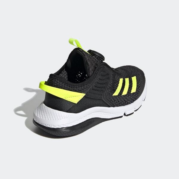 博客來-Adidas Activeflex Boa K [FY0280] 童鞋 運動 休閒 透氣 支撐 保護 愛迪達 黑 螢黃 21.5 黑/螢黃