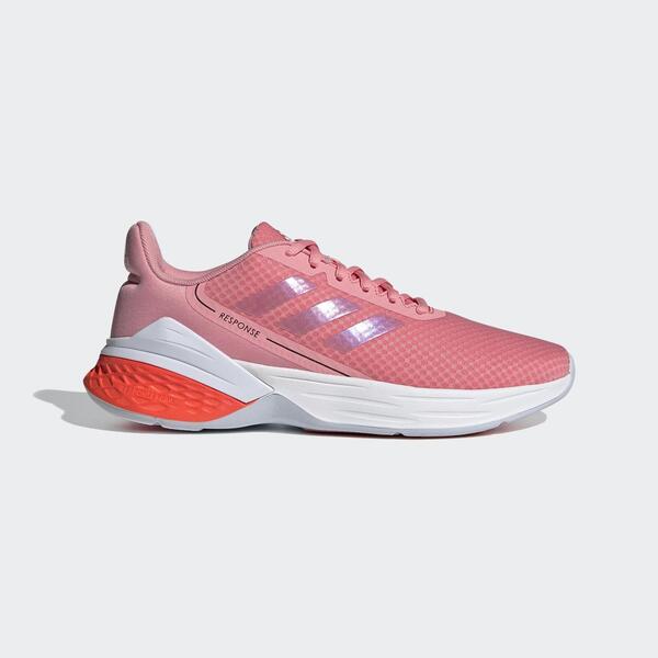 博客來-Adidas Response Sr [FY9158] 女鞋 運動 休閒 慢跑 透氣 舒適 支撐 避震 穿搭 愛迪達 粉 23.5cm ...