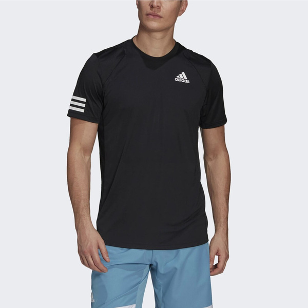 博客來-Adidas Adgl5403 [GL5403] 男 短袖 上衣 T恤 運動 網球 訓練 健身 透氣 舒適 愛迪達 黑