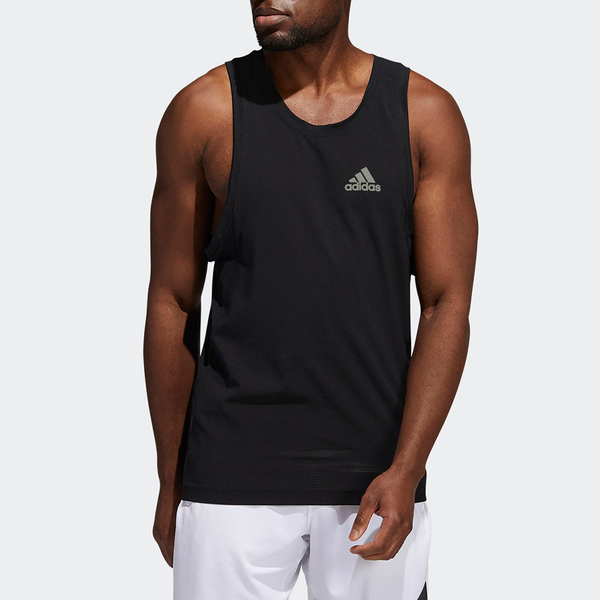 博客來-Adidas H.RDY WARRI TNK [GT8269] 男 背心 亞洲版 高強度 運動 訓練 透氣 彈性 黑