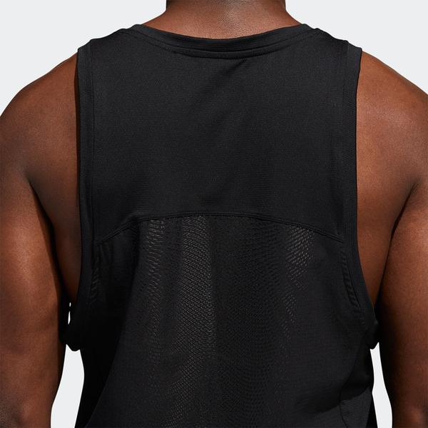 博客來-Adidas H.RDY WARRI TNK [GT8269] 男 背心 亞洲版 高強度 運動 訓練 透氣 彈性 黑