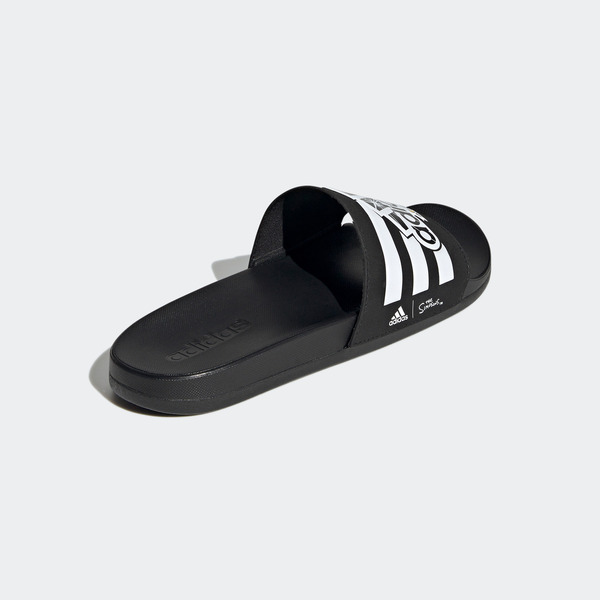博客來-Adidas Adilette Comfor [GV7349] 男女 拖鞋 運動 辛普森 經典 舒適 柔軟 愛迪達 黑白