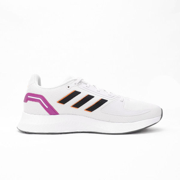 博客來-Adidas Runfalcon 2.0 W [GV9575] 女 慢跑鞋 運動 休閒 避震 透氣 健身 穿搭 米白 紫
