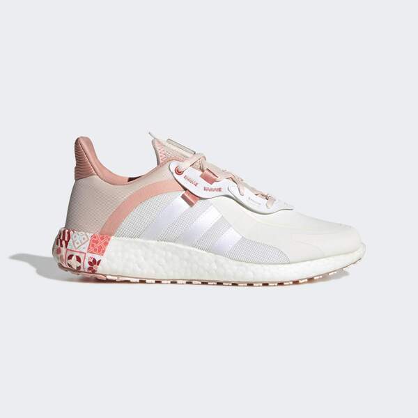 博客來-Adidas Jelly Boost CNY [GW4250] 女 慢跑鞋 運動 休閒 新年 圖騰 緩震 愛迪達 粉橘
