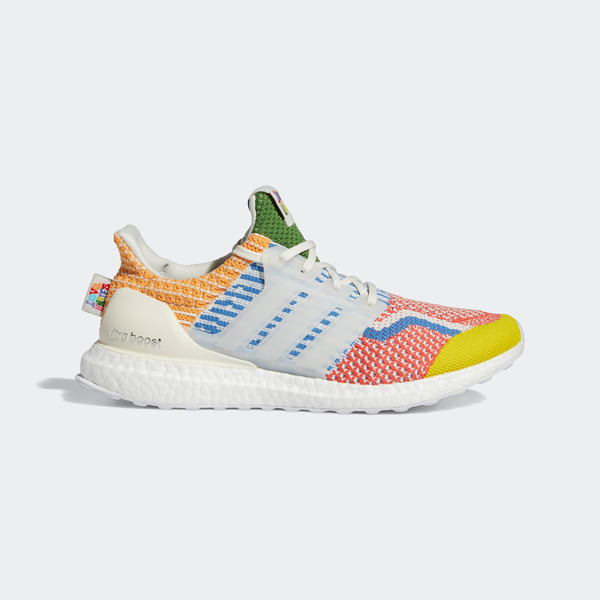 博客來-Adidas Ultraboost 5.0 Dna [GW5125] 男女鞋 慢跑鞋 襪套式 避震 鴛鴦 愛迪達 彩 白