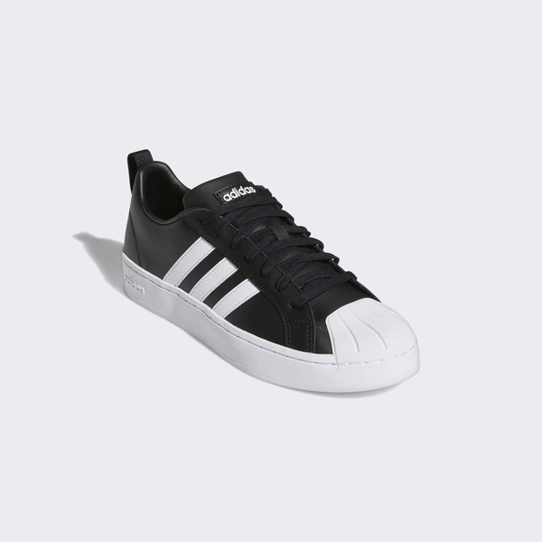 博客來-Adidas Streetcheck [GW5489] 男 休閒鞋 運動 復古 皮革 簡約 日常 穿搭 愛迪達 黑白