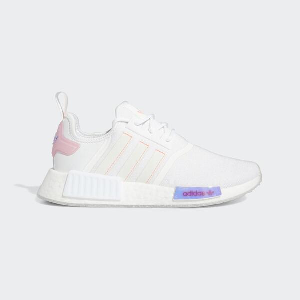 博客來-Adidas NMD_R1 W [GW5679] 女 休閒鞋 經典 無車縫 閃卡 襪套 緩震 舒適 穿搭 愛迪達 白